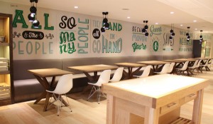 Typography Mural for Holiday Inn | Graphic Art News