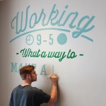 Typography Mural for Holiday Inn | Graphic Art News
