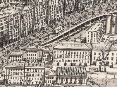 Highly Realistic City Drawings by memory | Graphic Art News