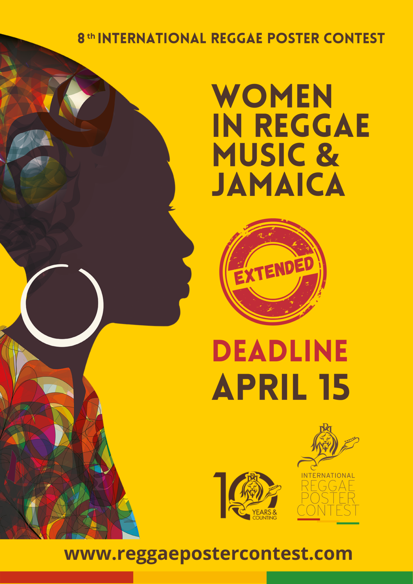 The Intl Reggae Poster Contest extended the submissions of posters for ...