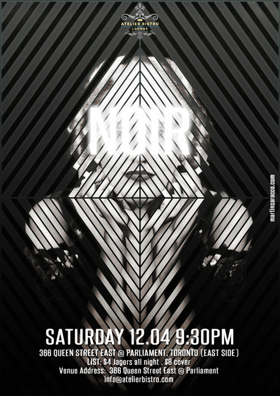 Animated Posters for Disc*trak*tion Party | Graphic Art News